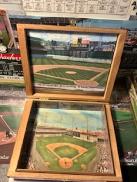 Vintage Shibe Park Cigar Box baseball stadium! APBA/Strat-O-Matic ...
