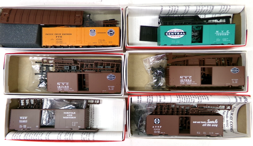 (6) HO InterMountain freight car kits in original boxes (lot 2715) | eBay