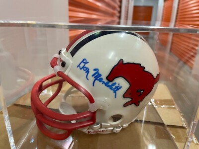 Don Meredith Signed SMU Mustangs Mini Helmet Autograph RARE | eBay