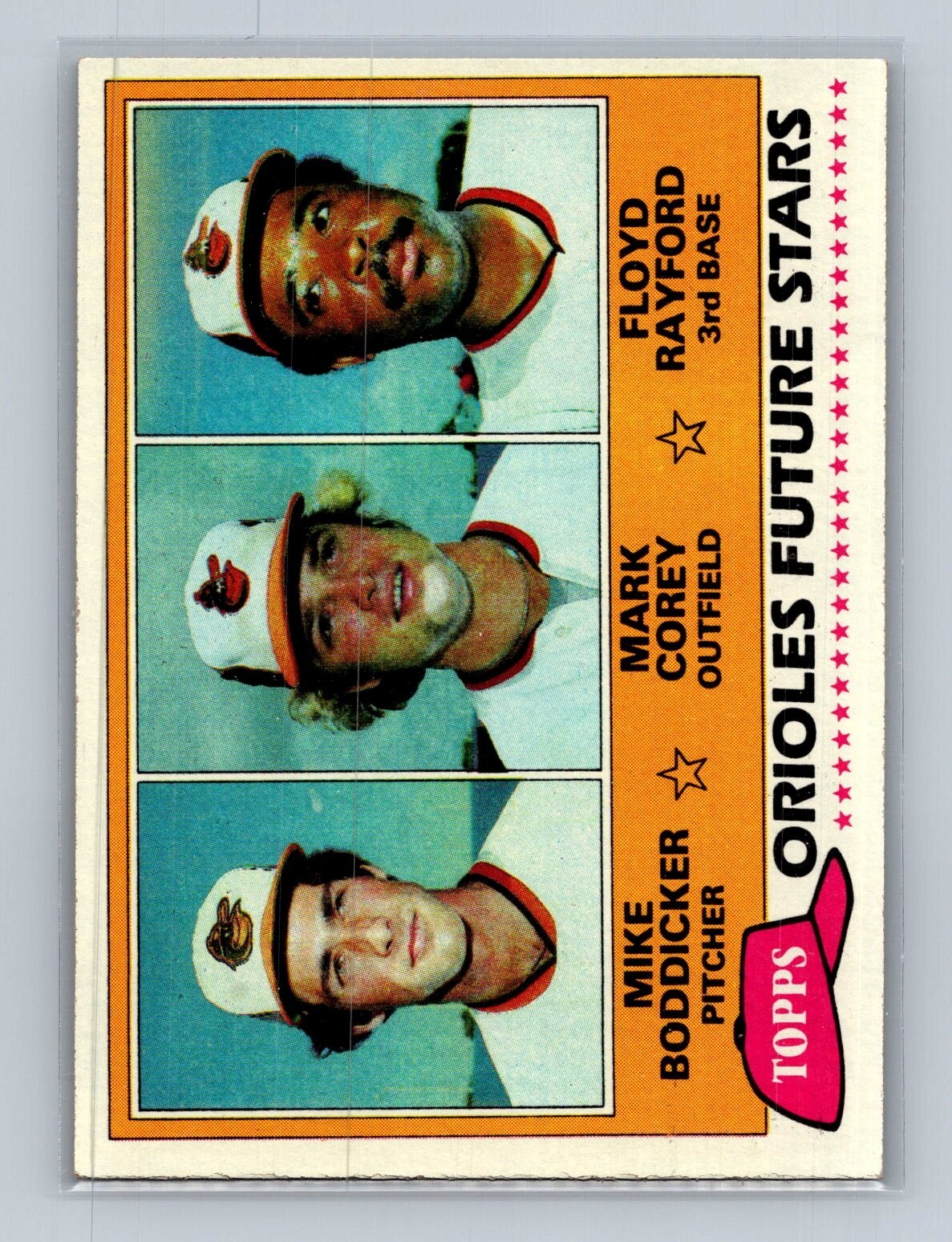 1981 Topps #399 Orioles Future Stars - Mike Boddicker / Mark Corey ...