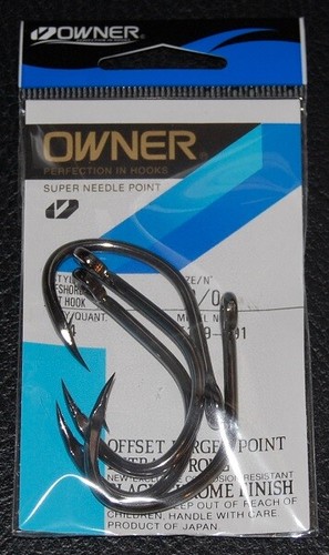 Owner Offshore Hooks 5129-191 Size 9/0 - 4 pack - 2X Strong Live Bait Hooks | eBay