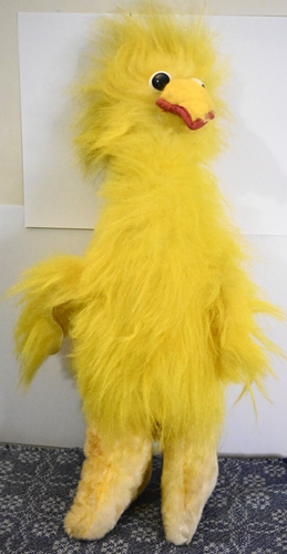 1968 era gantz bros toys ltd 18" Yellow Chicken bird stuffed animal ...