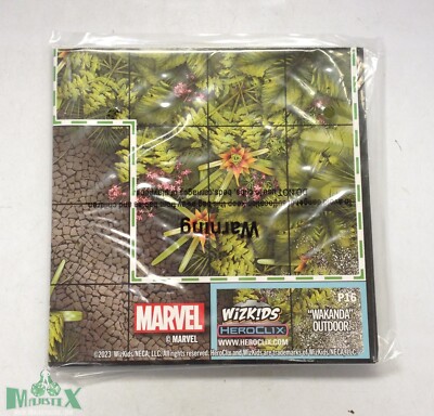 Heroclix Avengers 60th Anniversary set 2-Sided Map OP Kit! Wakanda ...