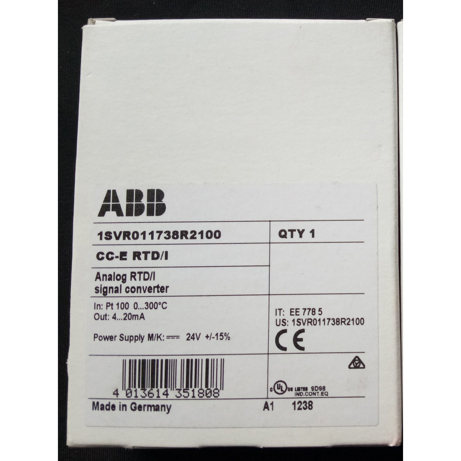 one new abb CC-E/RTD/I Signal converter fast Ship | eBay