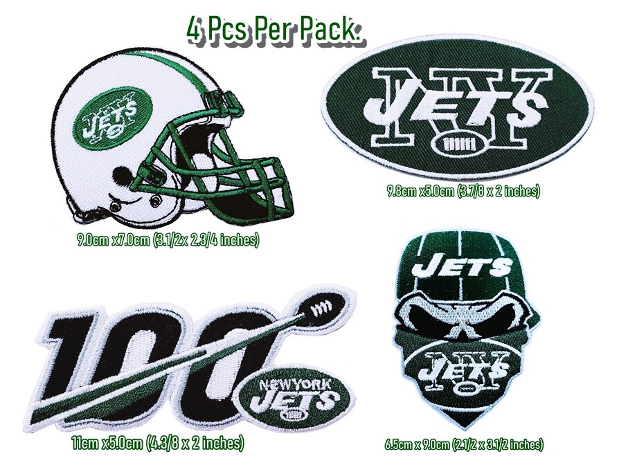 New York Jets Embroidery Sport Patches Iron,Sew(Select options) Thai by ...