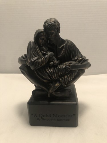 Bronze Color Resin Stone “A Quiet Moment” MiniStatue By Timothy ...