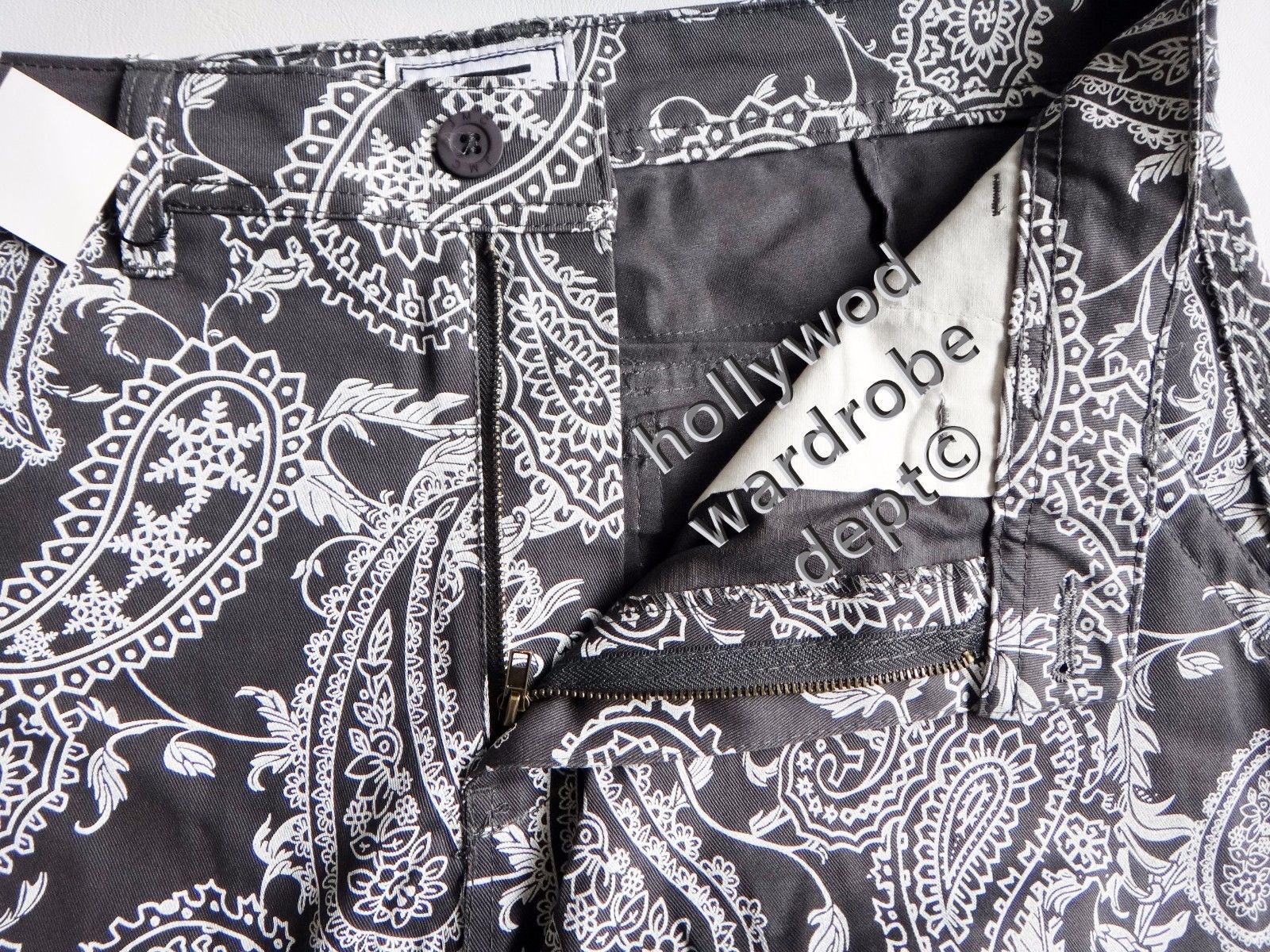 CARGO short belt Paisley Bandanna gangster hippie cholo hip hop gray ...