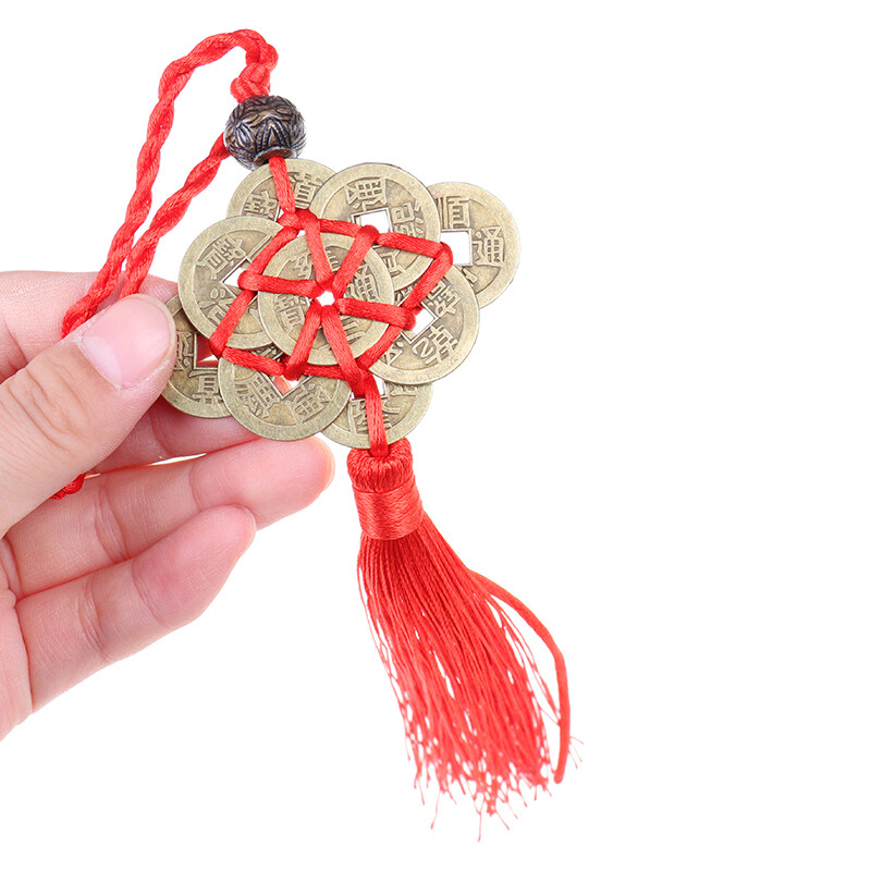 Home Car Decor Feng Shui 10 Chinese Lucky Coins Career Health Wealth ...