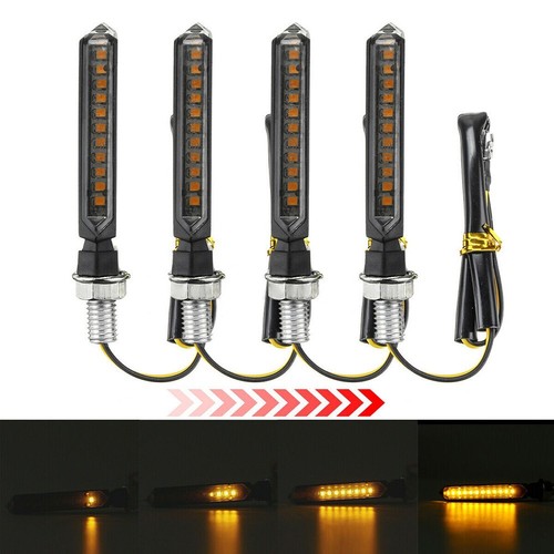 Cool Appearance Design 4X Motorbike Flowing Water LED Turn Signal ...