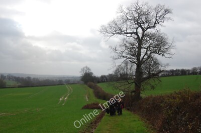 Photo 6x4 The Essex Way 6 Epping Looking back along the path from the ...