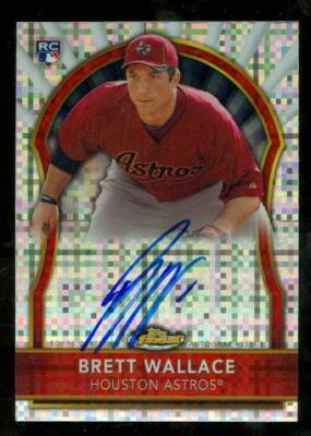 2011 Finest Rookie Autographs X-Fractors #69 Brett Wallace 254/299 - NM ...