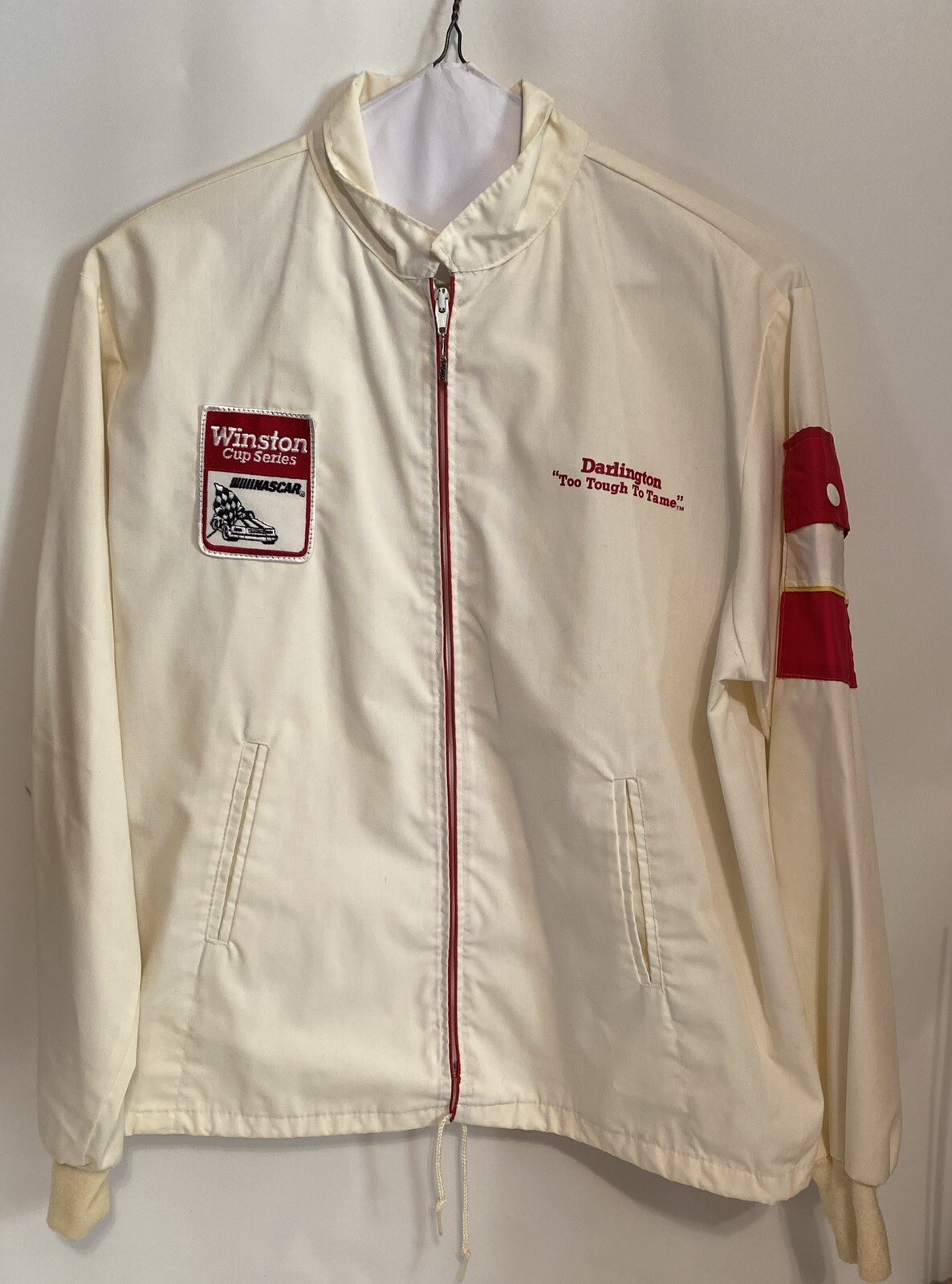 NASCAR Winston Cup Series Darlington Too Tough To Tame White Red Zip ...