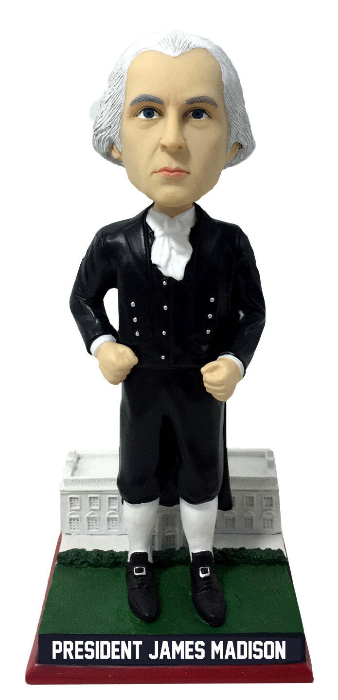 James Madison White House Base President Bobblehead Numbered to 1,808 ...