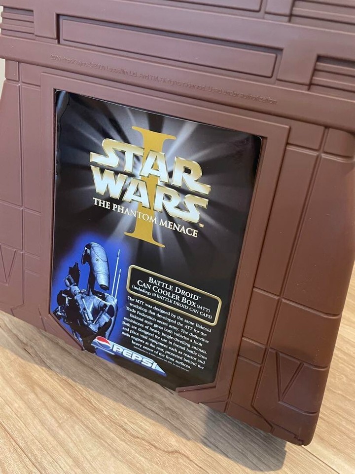 Star Wars I The Phantom Menace Battle Droid Can Cooler Box MTT Limited ...