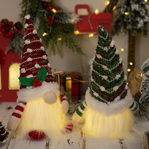 Gift Christmas Doll Light LED Light Faceless Dwarf Doll Christmas ...