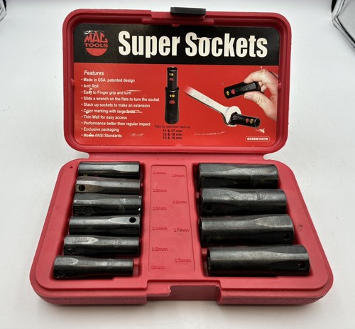 MAC TOOLS SXSSM106TR 10 PIECE SUPER SOCKET SET (CP2015911) | eBay