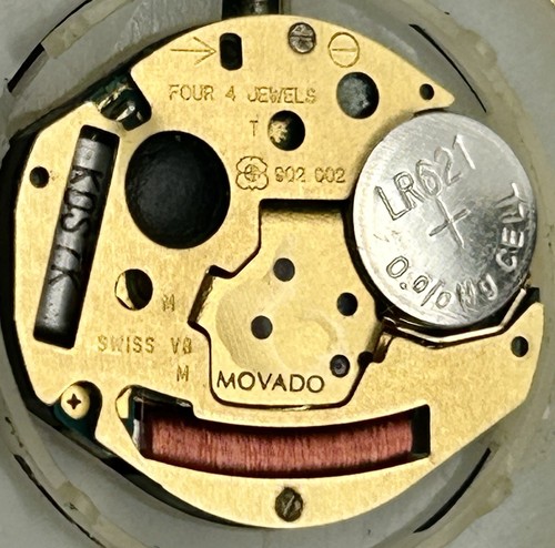 VINTAGE GENUINE MENS SWISS MOVADO MUSEUM 87.E4.0863 WATCH NEW BATTERY ...