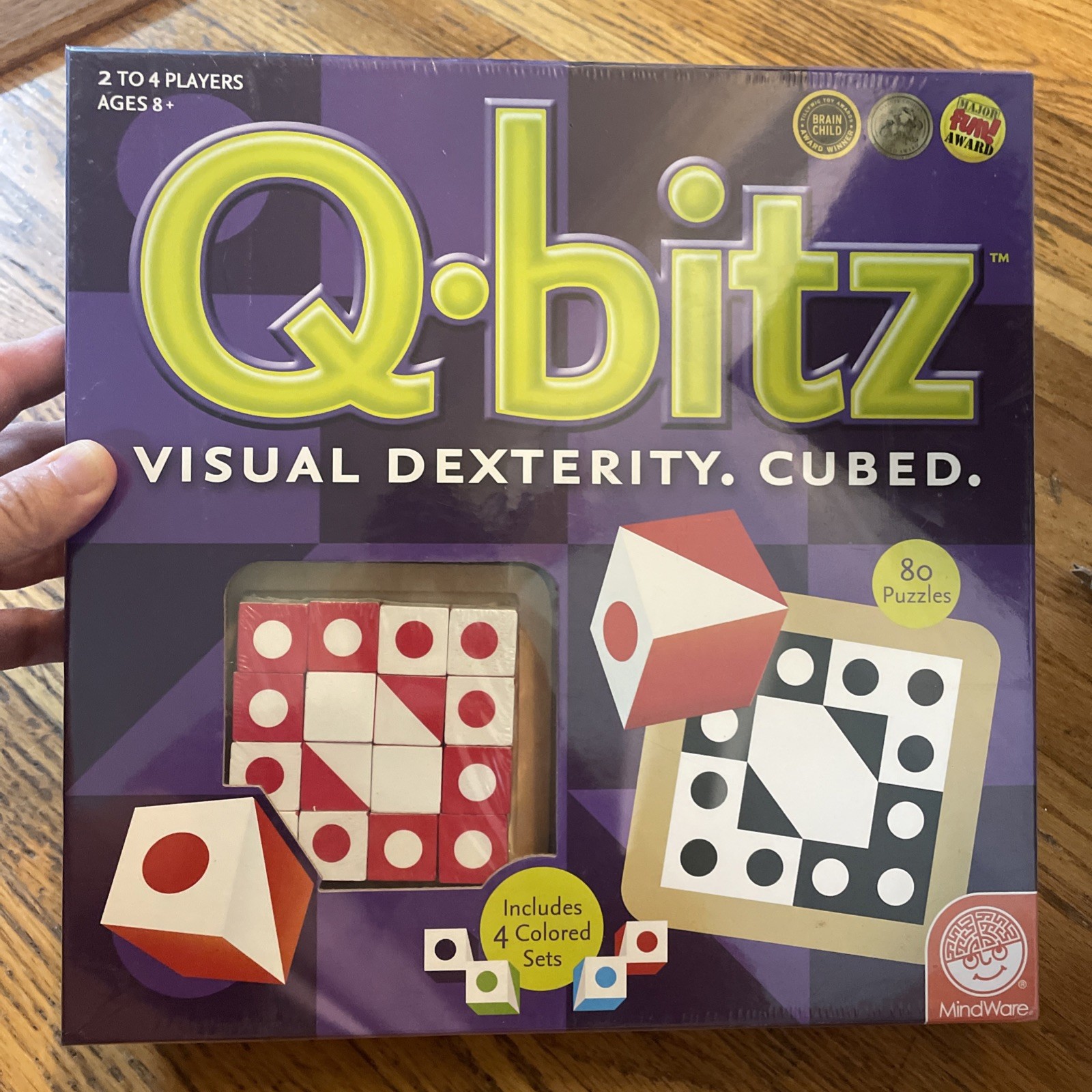 MindWare Q-bitz Visual Dexterity Cubed Pattern Game (CSG-QBITZ) for ...