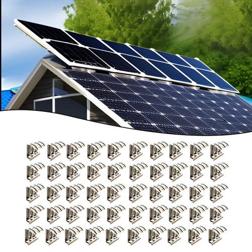 304 Stainless Steel Water Guide Clips 50pcs for Solar Panels ...