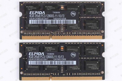Apple OEM Ram Elpida 8GB (2x4GB) DDR3-1600 PC3-12800 soDimm Memory | eBay