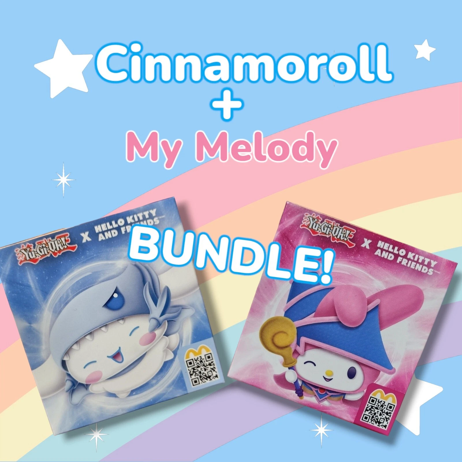 Купить Ибей Cinnamoroll My Melody Bundle Mcdonalds Happy Meal Yu Gi