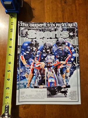 SPORTS ILLUSTRATED MAGAZINE USA BOBSLED OLYMPIC TEAM MARCH 10 2010 | eBay