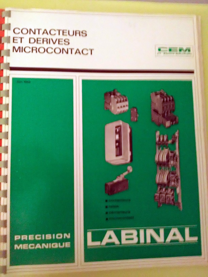 Très beaux catalogue Labinal département appareillage électrique ...