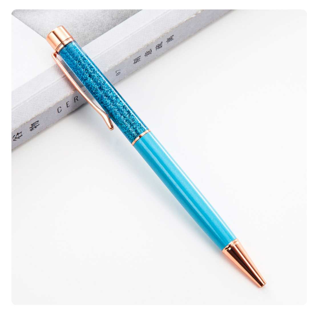 Crystalline Ballpoint Pen Made With Swarovski Crystal Elements Liquid ...