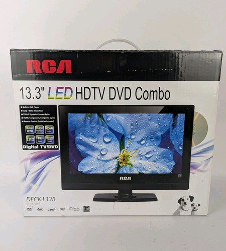 NEW RCA 13.3” LED HDTV Built in DVD Player Combo HD TV DECK133R | eBay