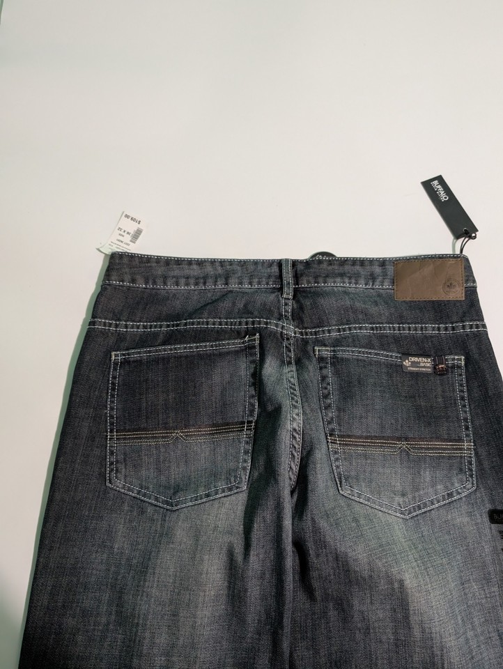 NWT Buffalo David Bitton Men's Driven-X Jeans Relaxed Straight Stretch ...