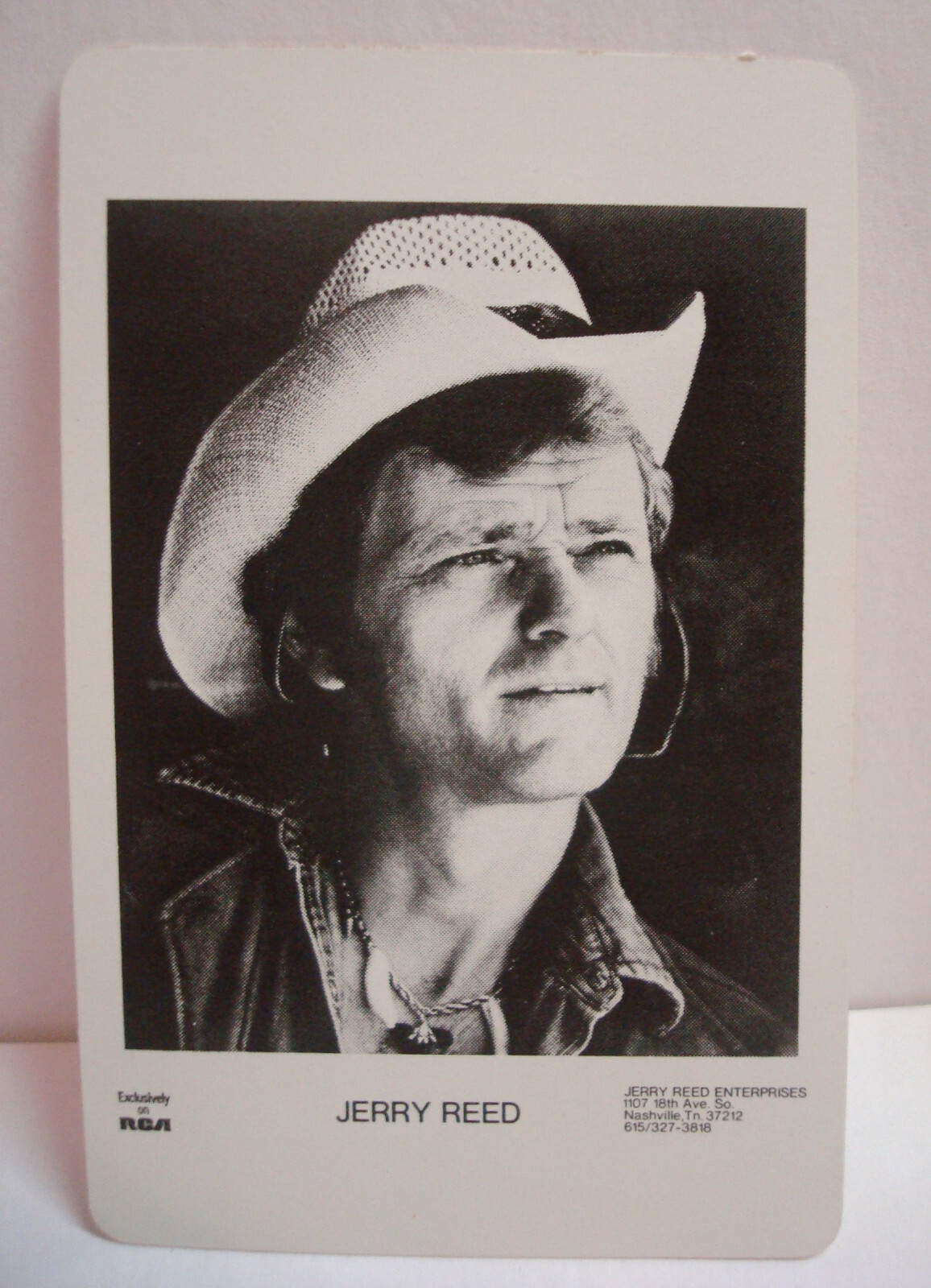 Jerry Reed Enterprises Snowman Country Music Singer Song Promo Card ...