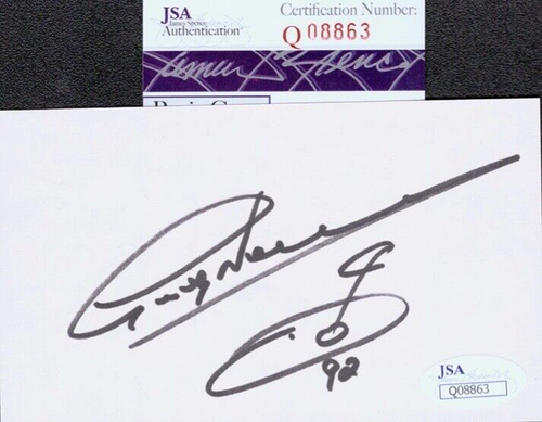 GREG NORMAN Signed Autograph 3x5 Index Card JSA COA | eBay