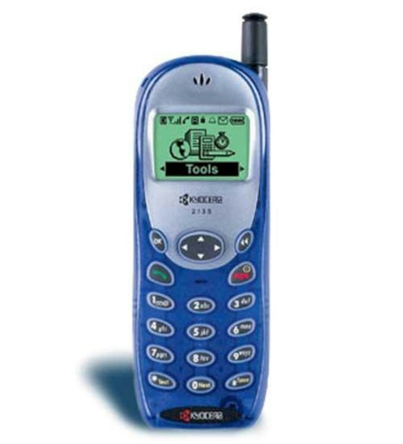 Kyocera 2135 Verizon Wireless Blue Basic Cell Phone 2g CDMA for sale ...