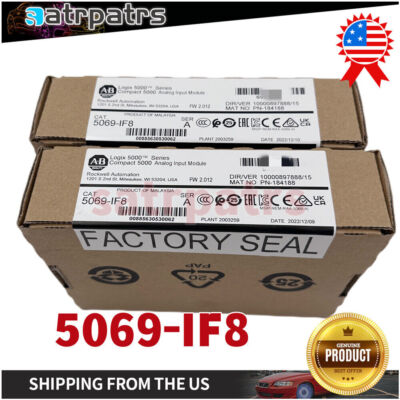2022 Allen Bradley 5069-IF8 SERA Compact 5000 Analog Input Module AB ...
