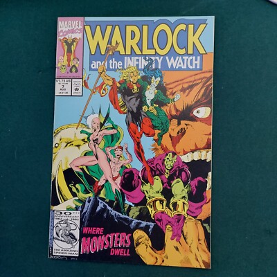 Warlock and the Infinity Watch #7 Reintroduction of Magus 1992 series ...