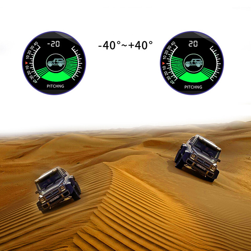 Car Digital Inclinometer M50 HUD Angle Slope Meter for Off-Road SUV ...