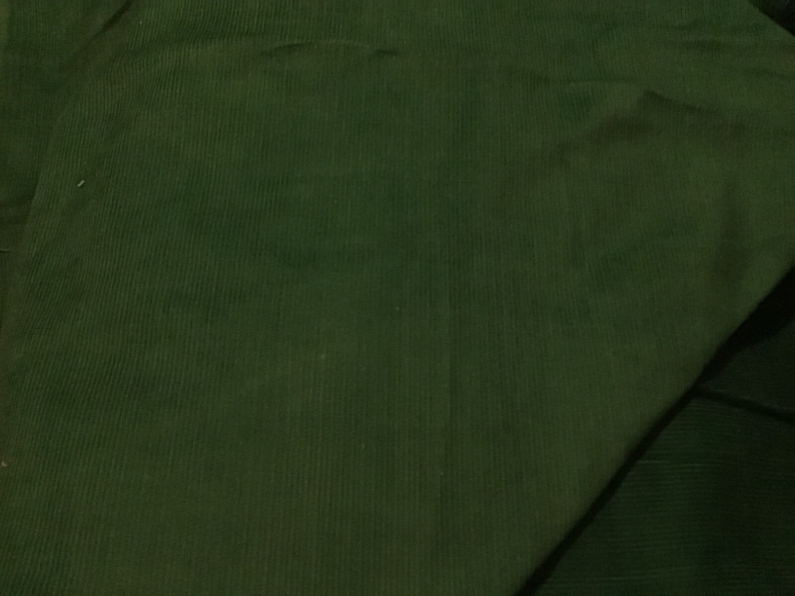 NEW forest GREEN CORDUROY FABRIC-Fine WELD- 42" WIDE | eBay