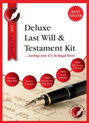 DELUXE LAST WILL AND TESTAMENT KIT 2025 inc FREE HOW TO DO PROBATE ...