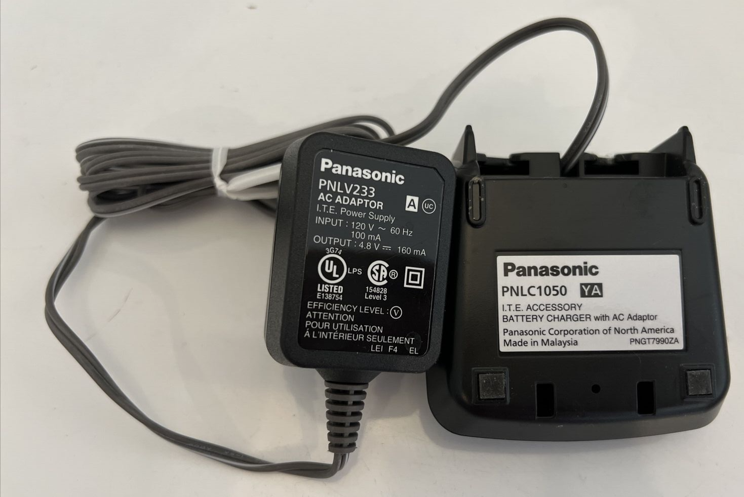 Panasonic PNLC1050 YA Charging Base CHARGER ADAPTER Tested Works Great ...