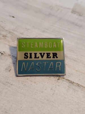 Vintage NASTAR Steamboat Silver Pin Badge Lapel Skiing Souvenir Travel ...