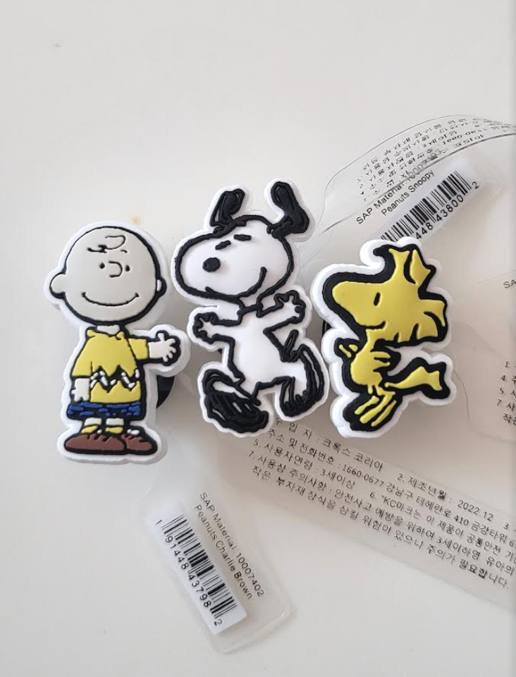 Peanuts Snoopy Crocs Jibbitz 3 Pack Genuine Crocs Jibbitz + Tracking | eBay