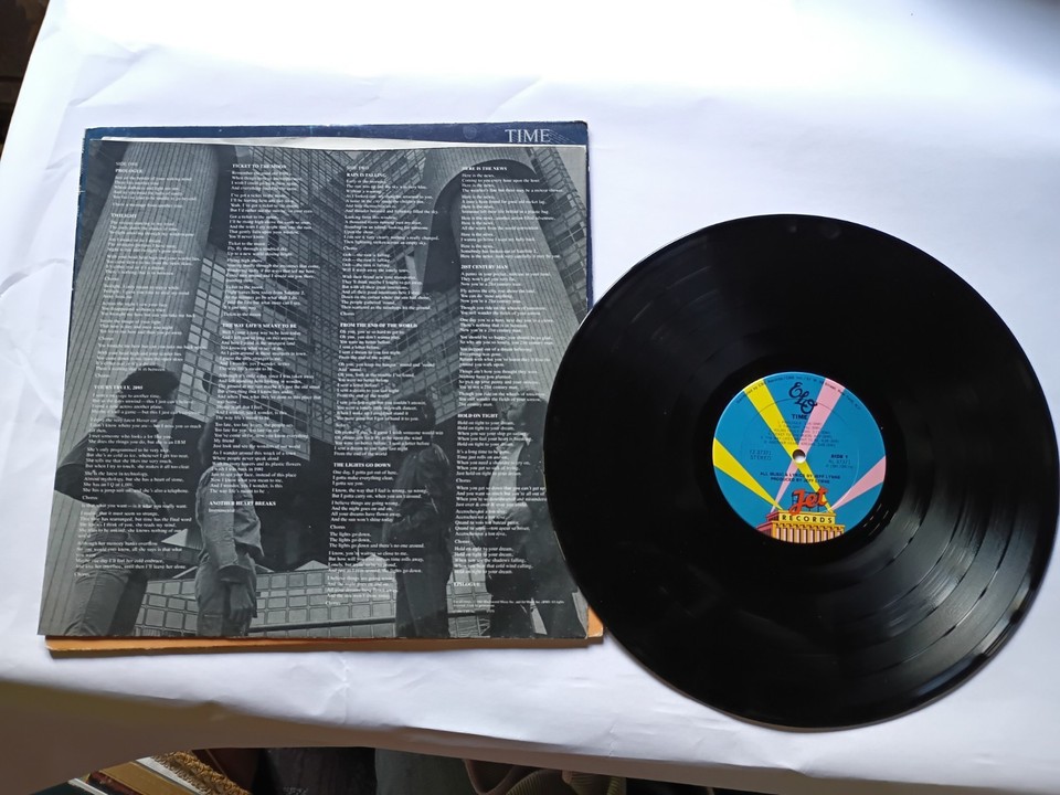 Electric Light Orchestra "Time" 1981 Vinyl Album LP VG+ FZ 37371 Record ...