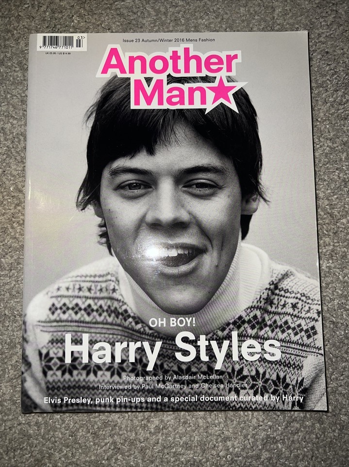 Harry Styles Another Man Magazine + Poster Issue 23 Autumn/Winter 2016 ...