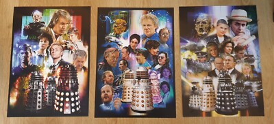 Doctor Who 3 Brand New Davros & Daleks A3 Posters By Jason Fletcher ...