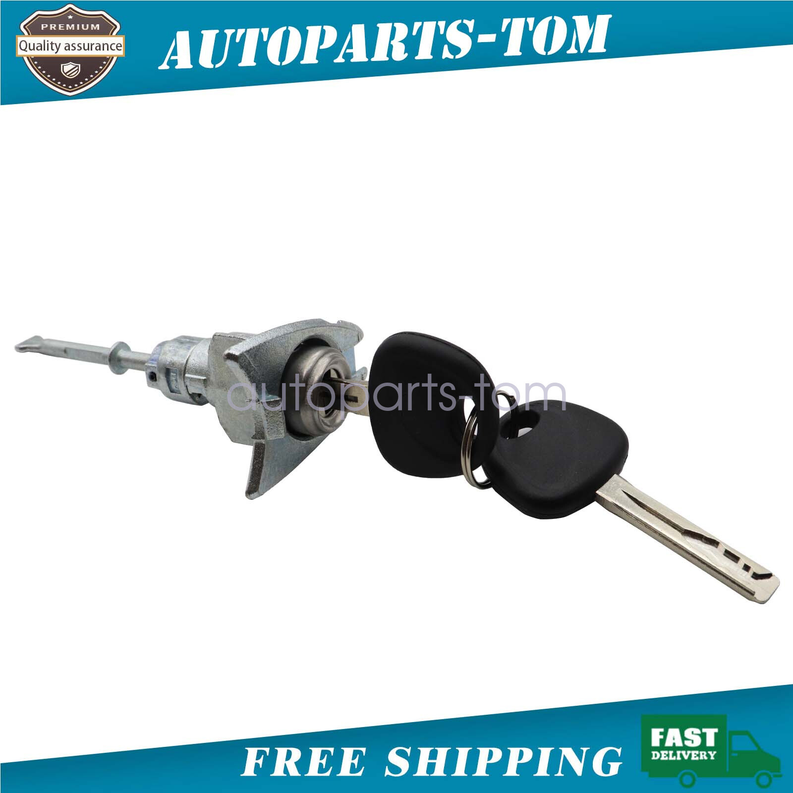 Door Lock Cylinder 2 Keys Driver Side FL 81970-3SA00 Fit Sonata 2009-14 ...