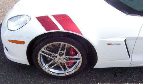 2005-2013 C6 Corvette Z06 Ron Fellows Edition Fender Stripes ZO6 | eBay