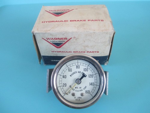 VINTAGE WAGNER LOCKHEAD AIR BRAKE GAUGE NOS | eBay