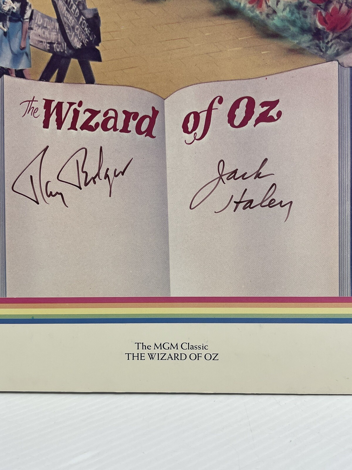 WIZARD OF OZ MOVIE CAST - AUTOGRAPHED SIGNED POSTER WITH CO-SIGNERS ...
