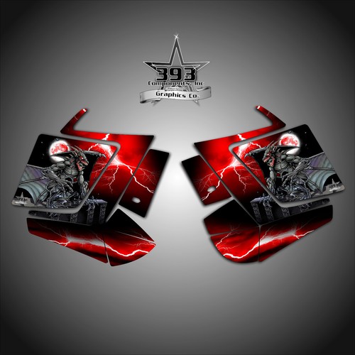 2010 - 2015 POLARIS PRO RMK - RUSH Decal Side Panel Graphics Kit ...