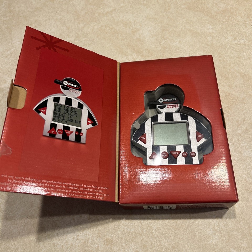 *NEW* abc Sports Master Handheld Multi Sport Triva Quiz Game | eBay